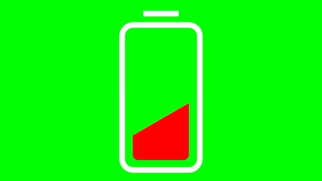 green screen - low battery - YouTube