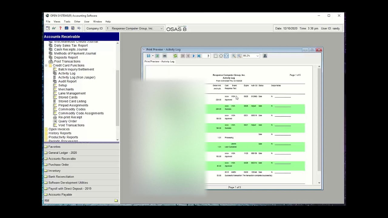 RCG Integrated credit card processing using Worldpay and OSAS 8 - YouTube