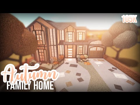 autumn family home | bloxburg speedbuild || roblox || nixilia ...