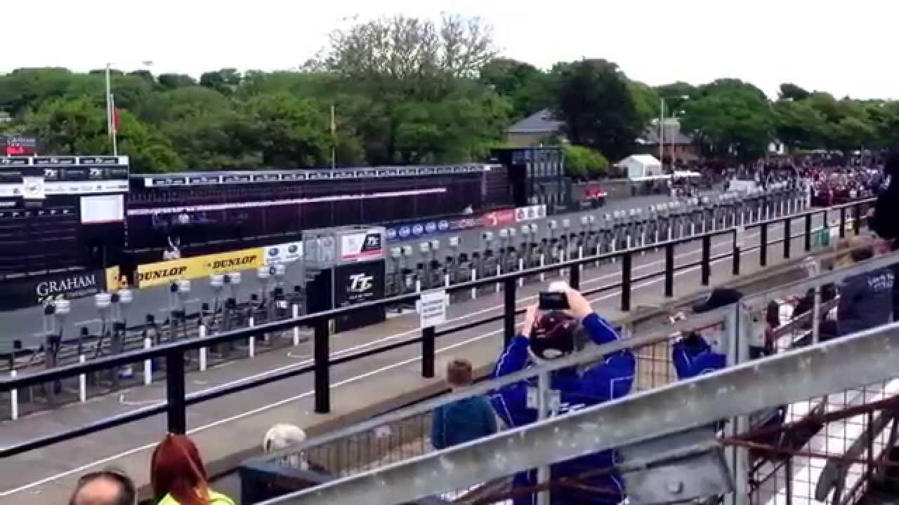 Isle of man TT 2014 IOM TT grandstand - YouTube