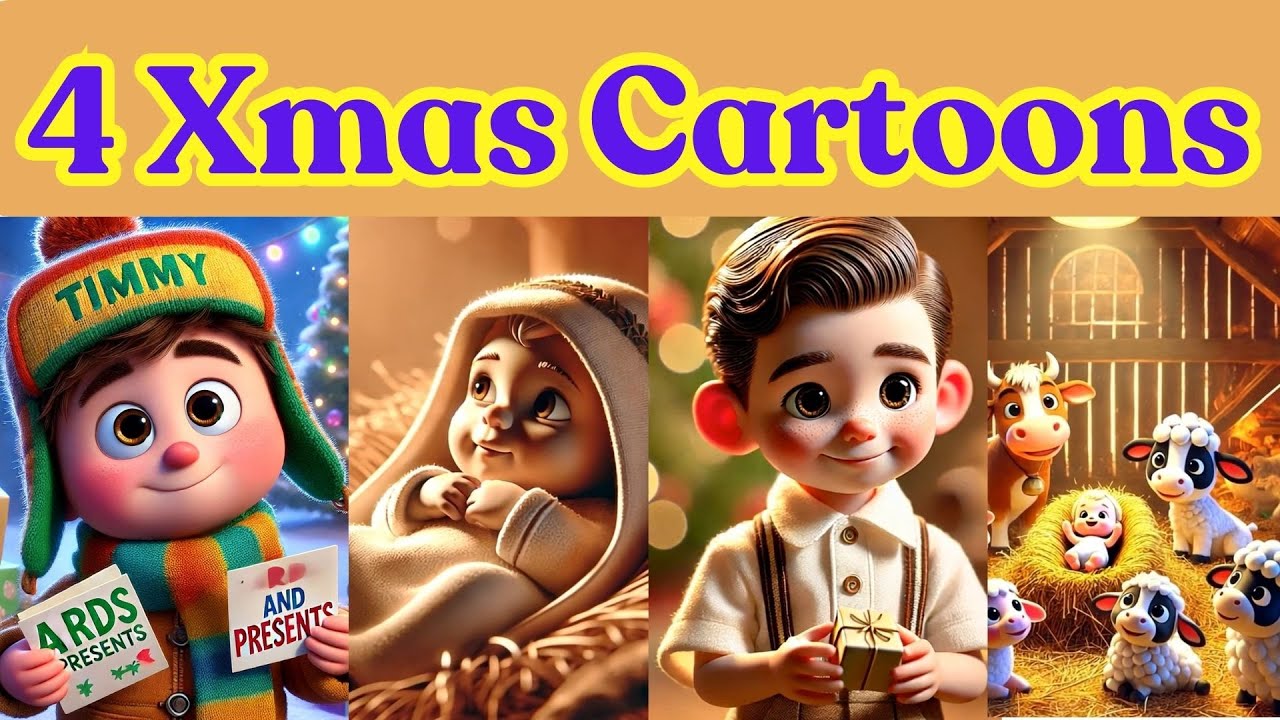 4 Christmas Cartoons | Kids Cartoons | Christian Cartoons | Animated ...