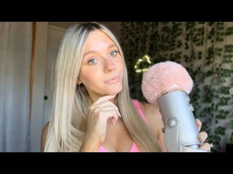 ASMR| Baby Names I Like But Won't be Using (Clicky Whisper) Close to Mic-Tracing, Repeating ...