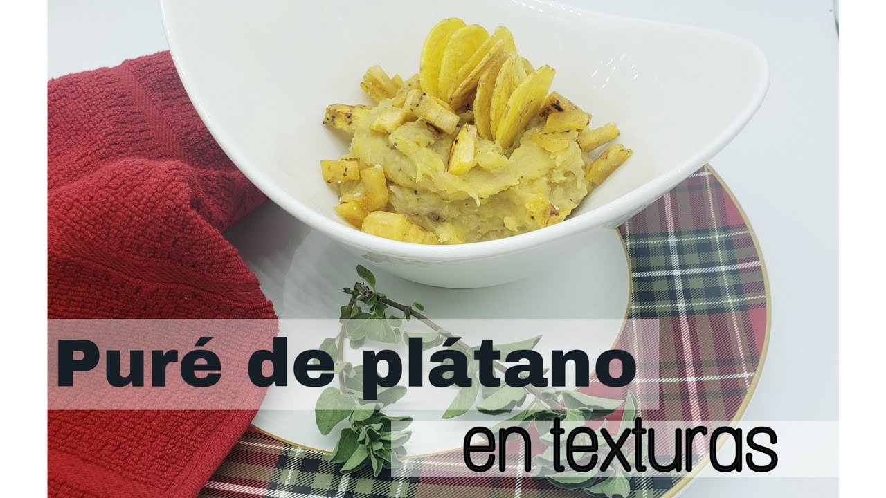 PURE DE PLÁTANO - LA MAMÁ COCINORA - YouTube