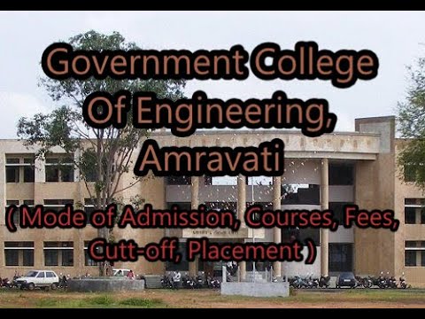 Government College Of Engineering, Amravati ( Mode Of Admission ...