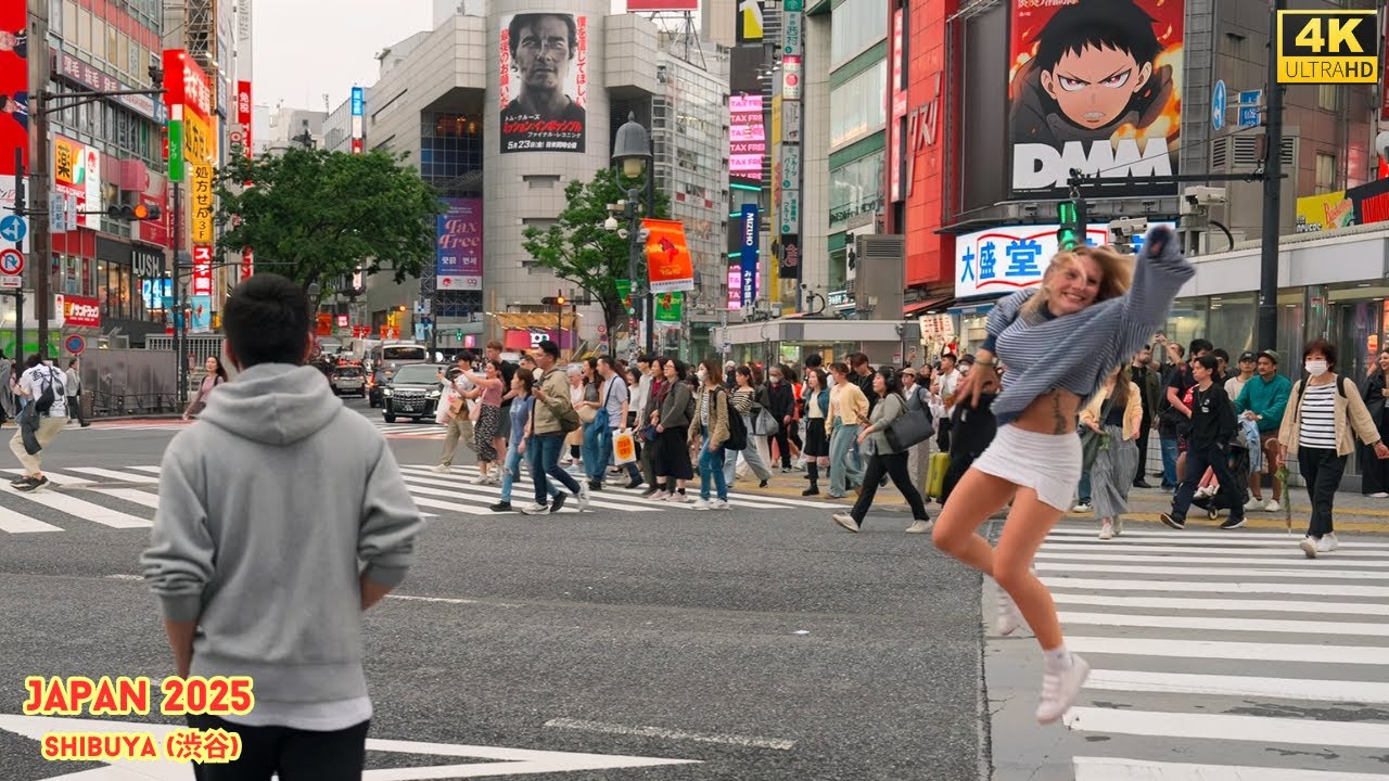 4K HDR Japan travel 2025 | Walk in Shibuya (渋谷) Tokyo Japan | City ...