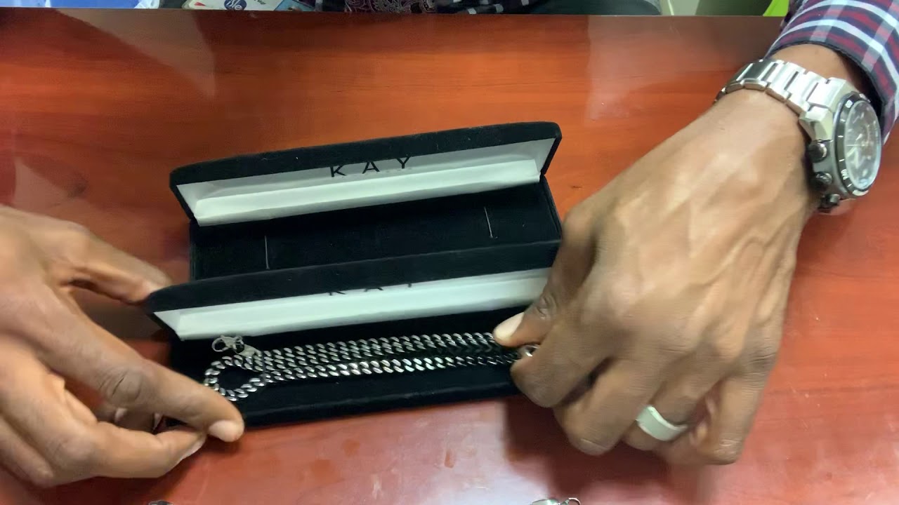 Kay Jewelers Chain and bracelet set - YouTube