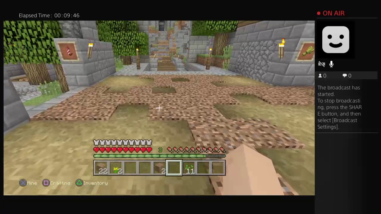 Josh's Live minecraft PS4 tutorial world - YouTube