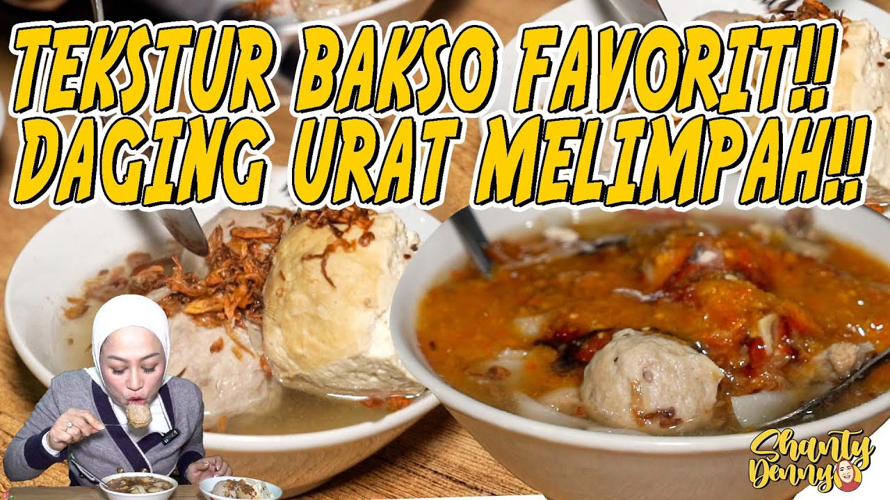 TEKSTUR BAKSO FAVORIT!! DAGING URAT MELIMPAH!! BAKSO MAHKOTA!! - YouTube