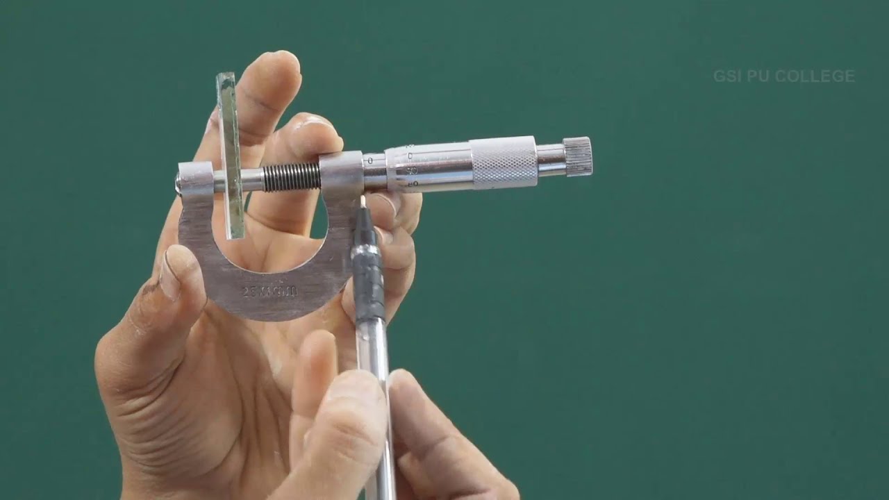 PHYSICS | 1st PUC | LAB | SCREW GAUGE | EXP 02 | S02 - YouTube