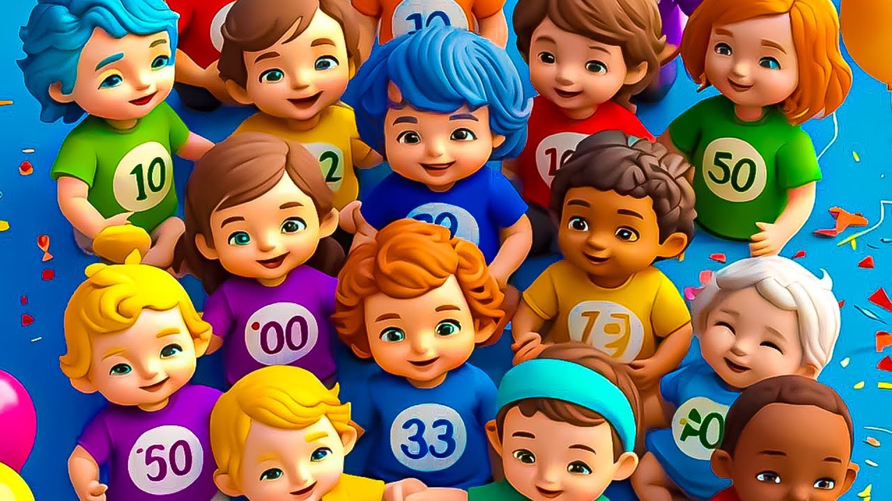 Let’s Count to 100 Together! | Counting Song & Numbers Cartoon for Kids ...