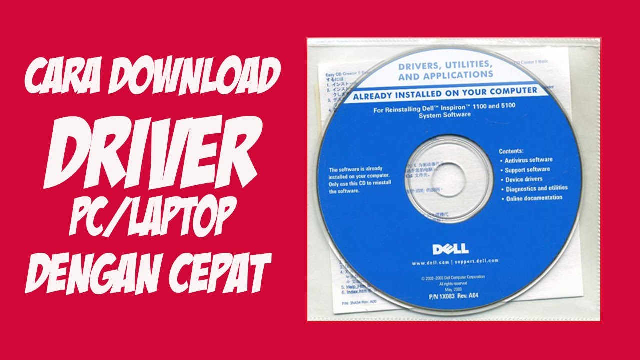 CARA DOWNLOAD DRIVER PC/LAPTOP DENGAN CEPAT - YouTube