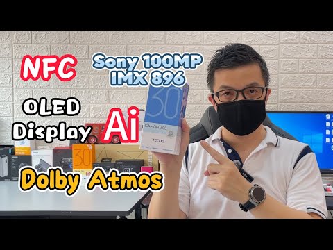Phone Rm700 Guna Sony 100MP Curve Screen Dual Speaker Dolby Atmos Unboxing Tecno Camon 30s ...
