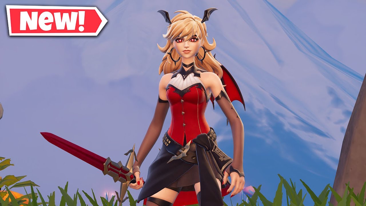 NEW RED RUIN JONI Skin Gameplay In Fortnite! - YouTube