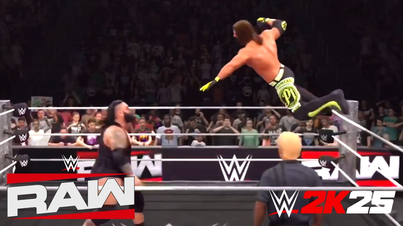 AJ Styles Dethrones Bronson Reed as Intercontinental Champion - YouTube
