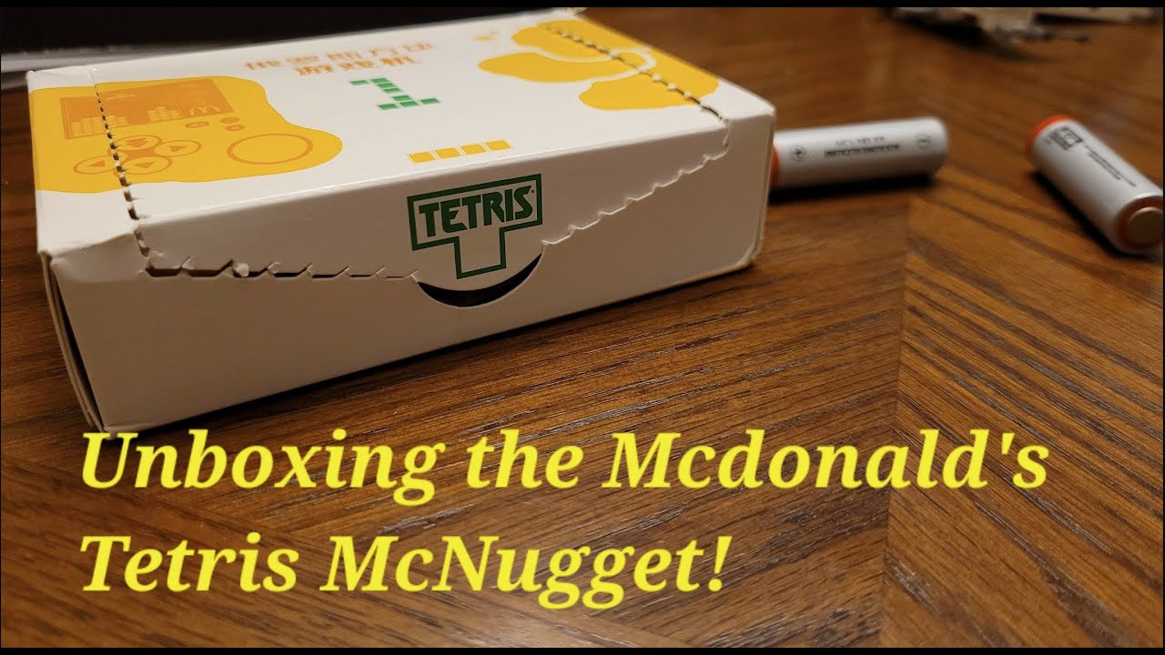 Unboxing the McDonald's (China) Tetris McNugget LCD Game! - YouTube