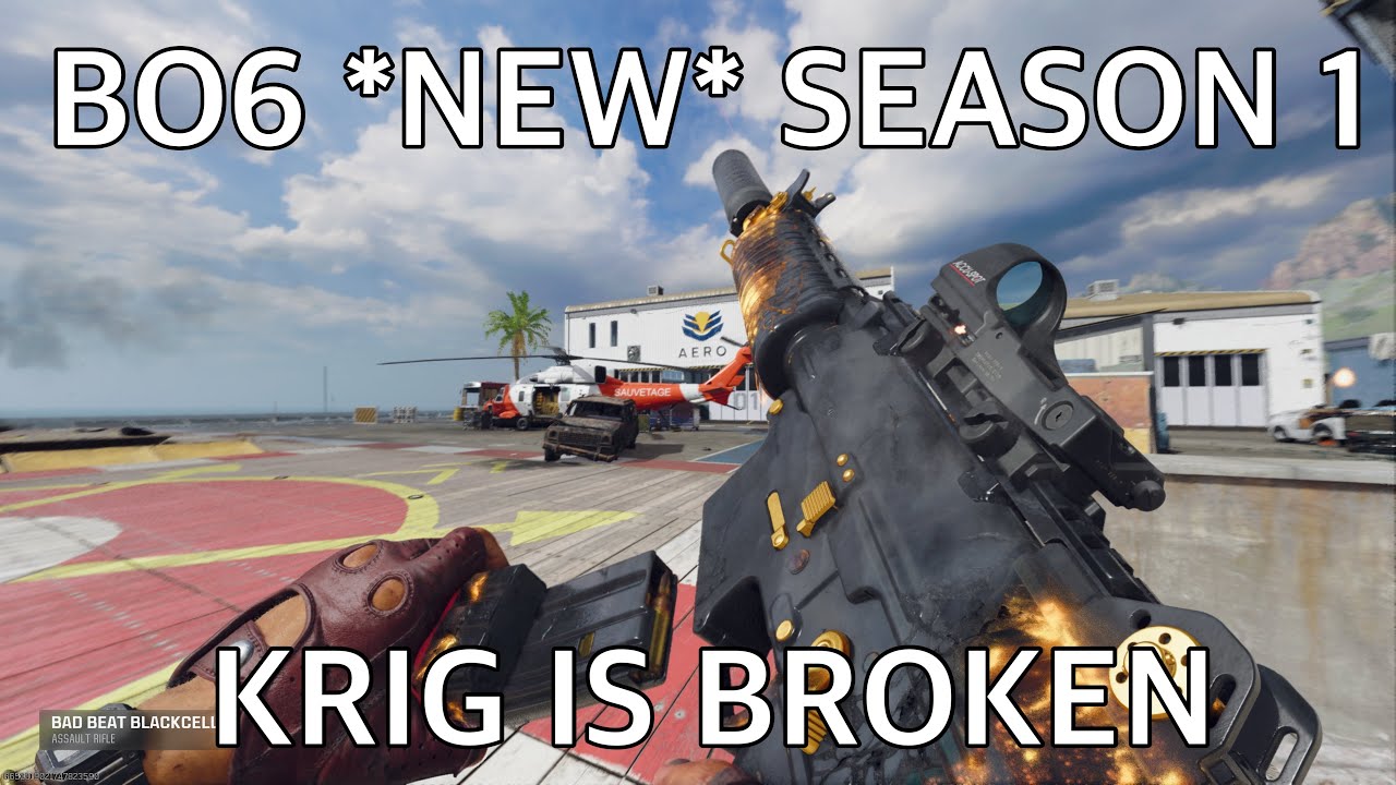 BO6 Season 1 - *NEW* KRIG C is Broken - YouTube