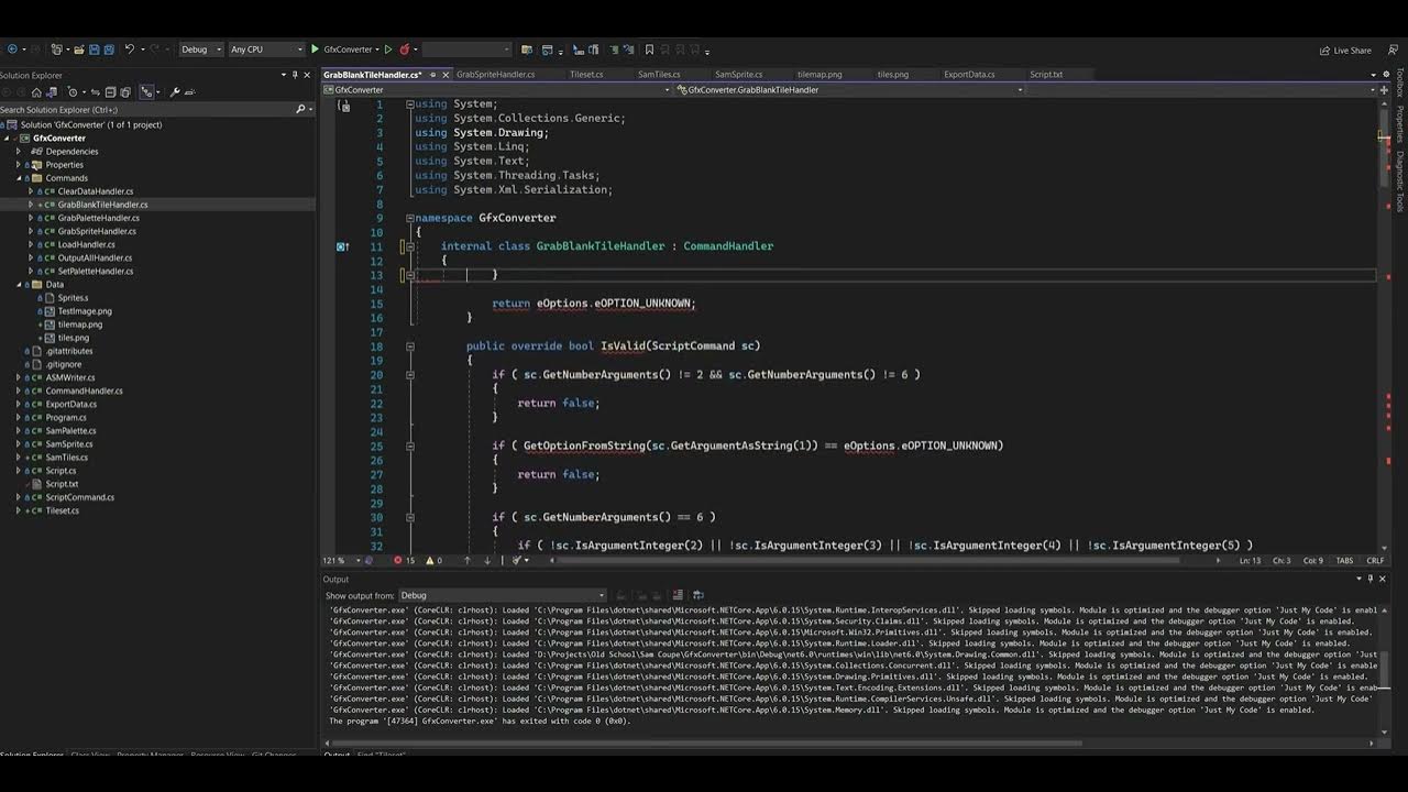 RECORDED LIVE: Command Line, Script Based Graphics Converter - Part 5: Adding Tilesets and ...