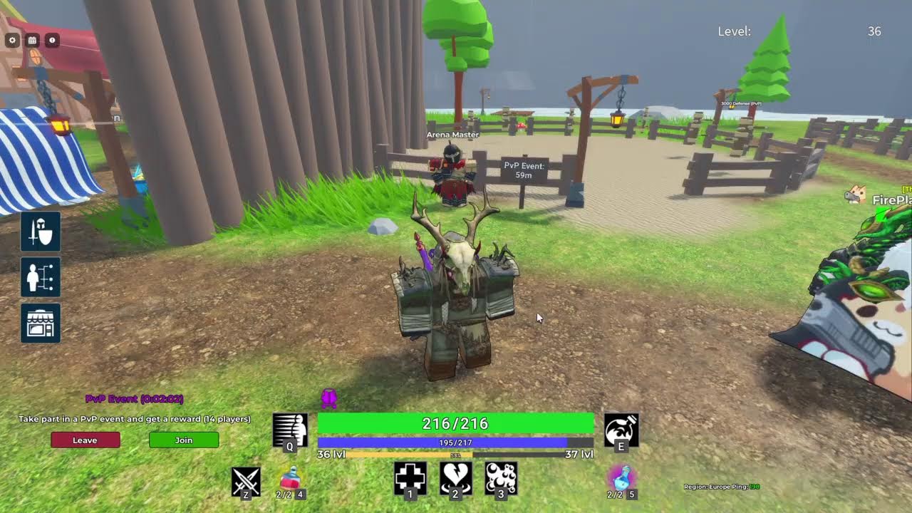 Roblox Dungeon Leveling Gameplay (Mastery lvl 25) Run - YouTube