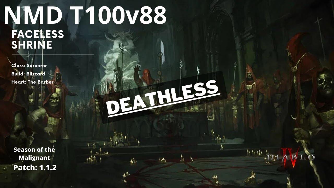 D4 | Season 1 | Faceless Shrine 100v88 Sorcerer | PL100 - YouTube