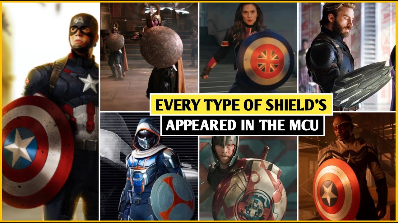 Every (31) Type of Shields Appeared in MCU - YouTube