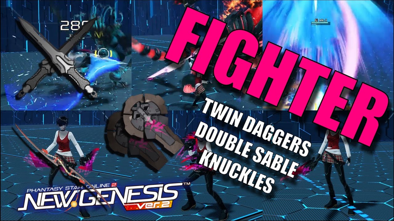 CLASS FIGHTER: Guía Básica 2023 PSO2 NGS - YouTube