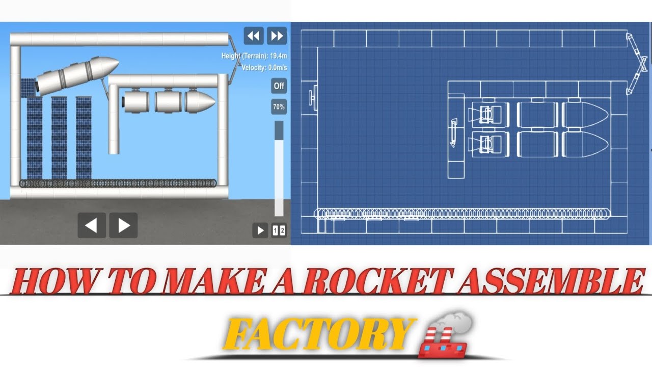 How to make a rocket assemble factory?🏭 | SFS | - YouTube