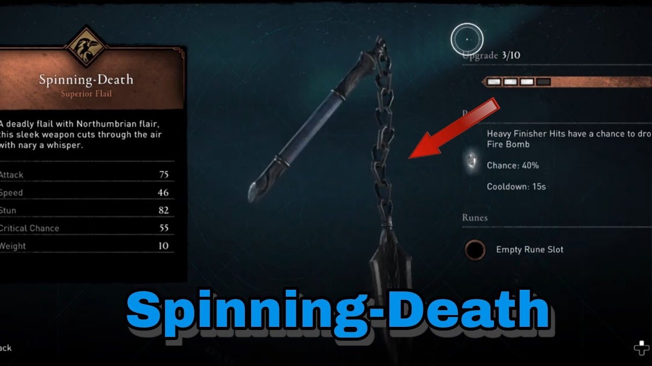 Assassin's Creed Valhalla Spinning-Death And Location - YouTube