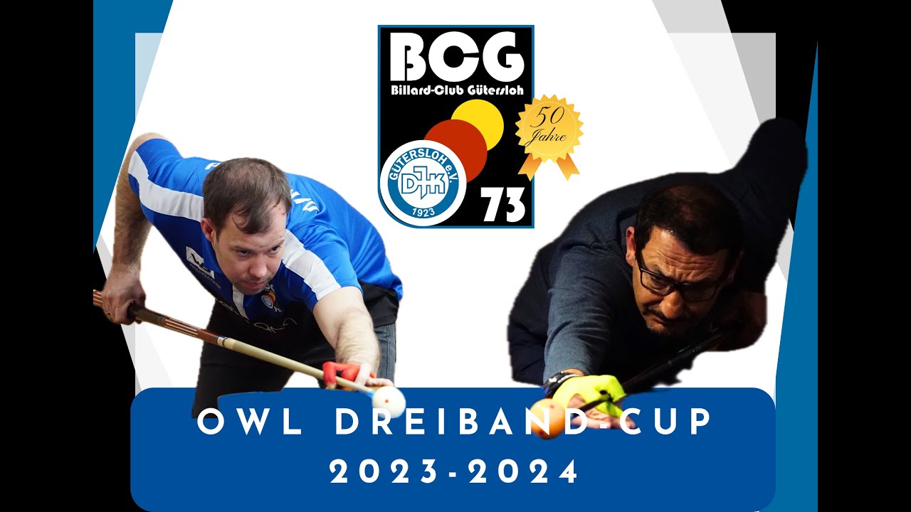 OWL- Three Cushion Billard Cup - Christoph Hanisch-Kalass vs. Ibrahim ...