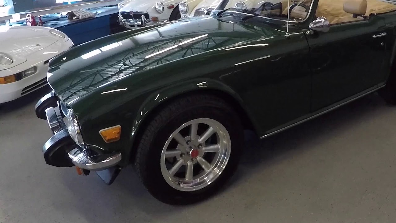 British Racing Green Triumph TR6 - YouTube