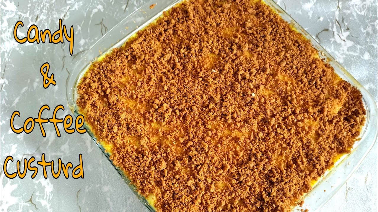 Candy and Coffee Custard Triffle Recipe - Coffee Custard - How to make ...