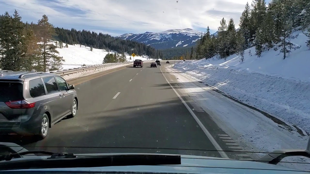 One Week After The Snow Storm on Vail Pass.. A completely Different ...