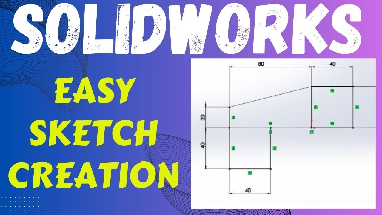 SolidWorks 101: Easy Sketch Creation for Beginners - YouTube