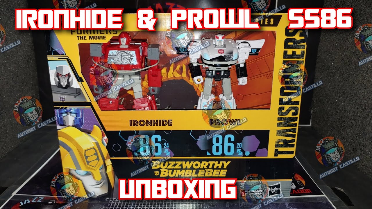 Transformers UNBOXING IRONHIDE & PROWL Studio Series 86 Buzzworthy exclusivo Target en Español ...