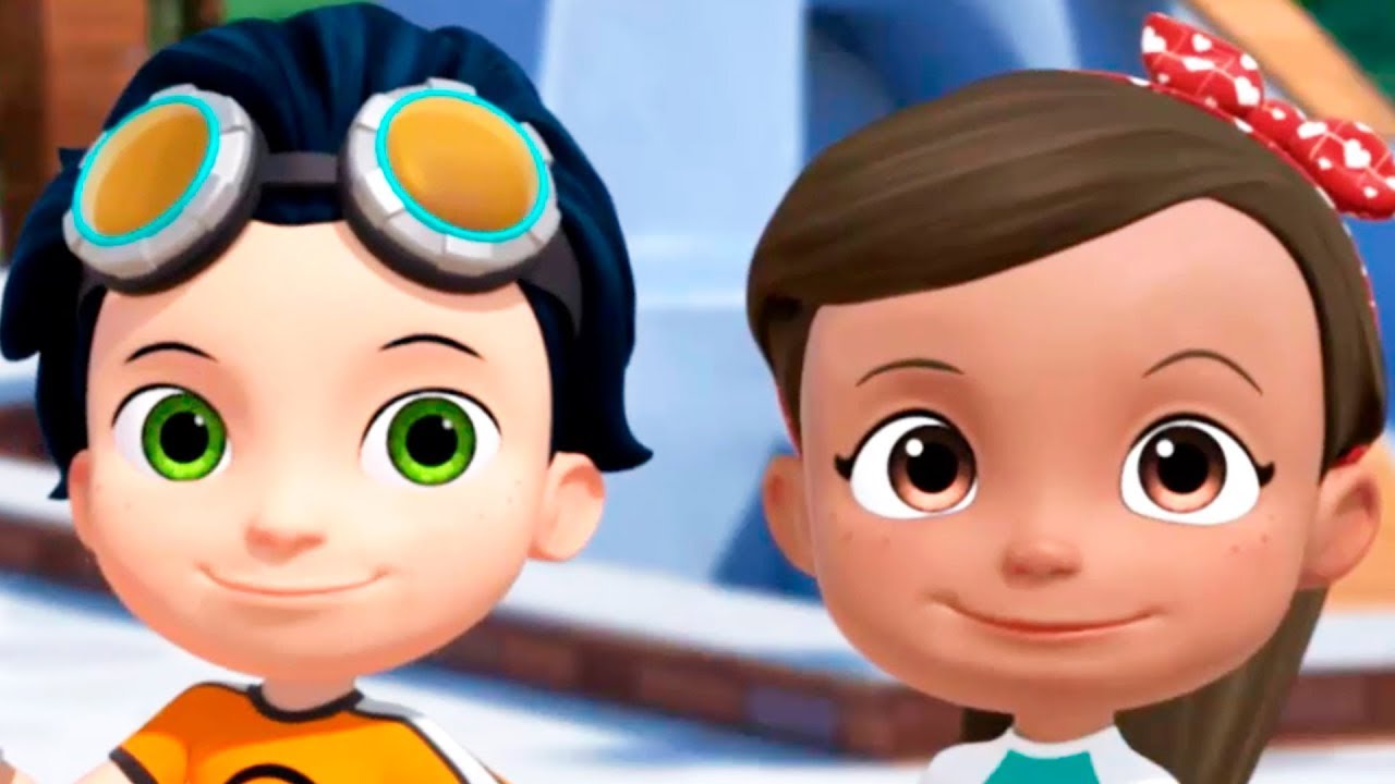 RUSTY Rivets: penguin problem - Game for kids - YouTube