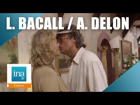 Lauren Bacall et Alain Delon \