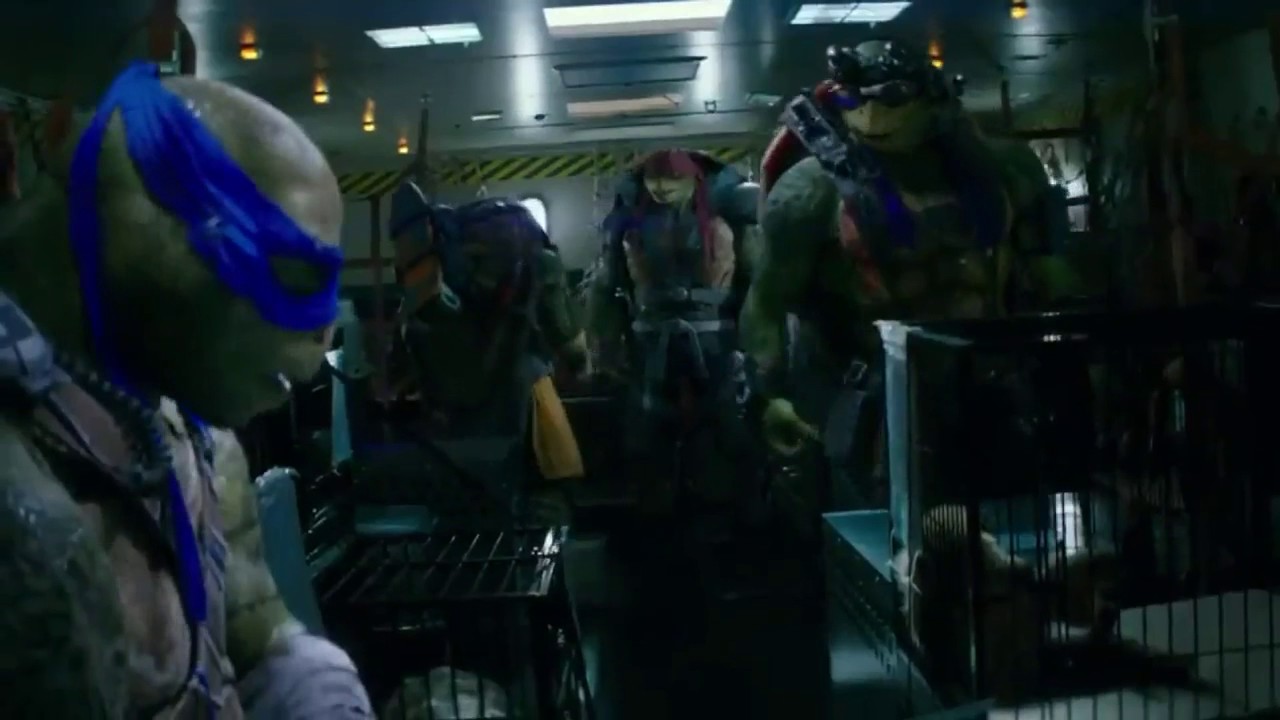 TMNT: Out Of The Shadows argument scene - YouTube