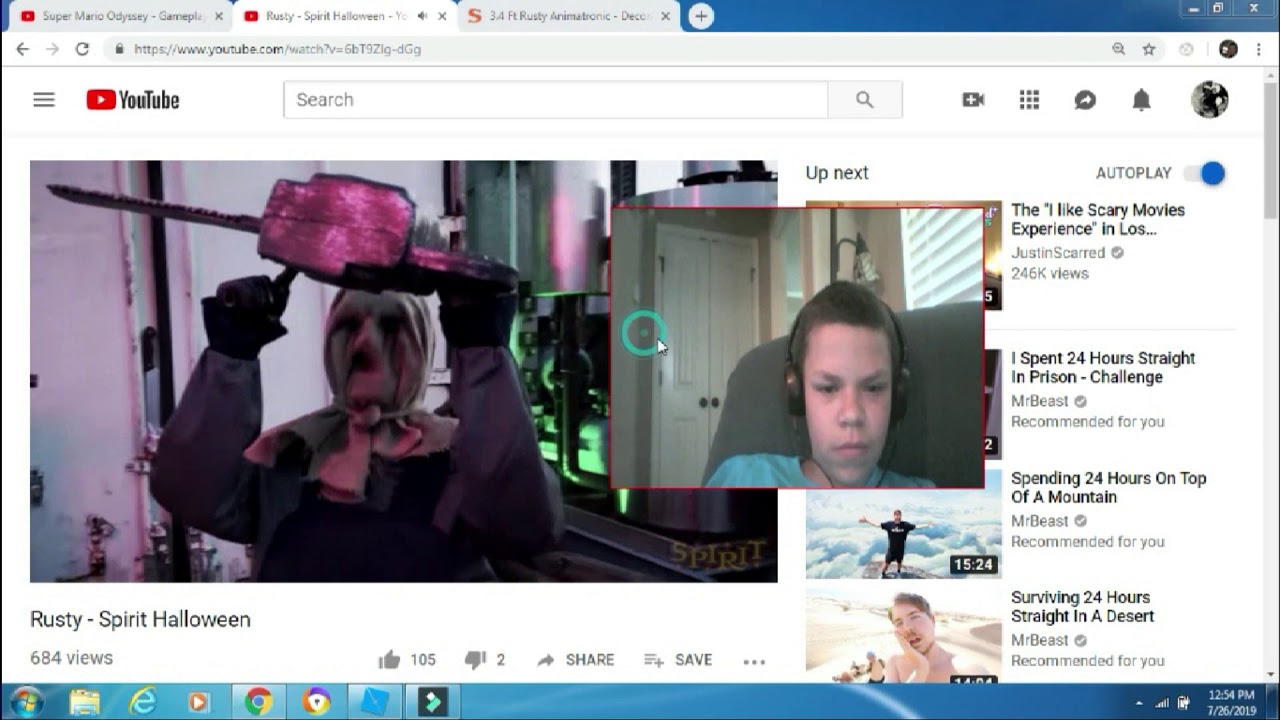 new spirit halloween rusty reaction - YouTube