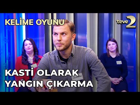 Kelime Oyunu: Bir Yerde Kasti Olarak Yangın Çıkarma