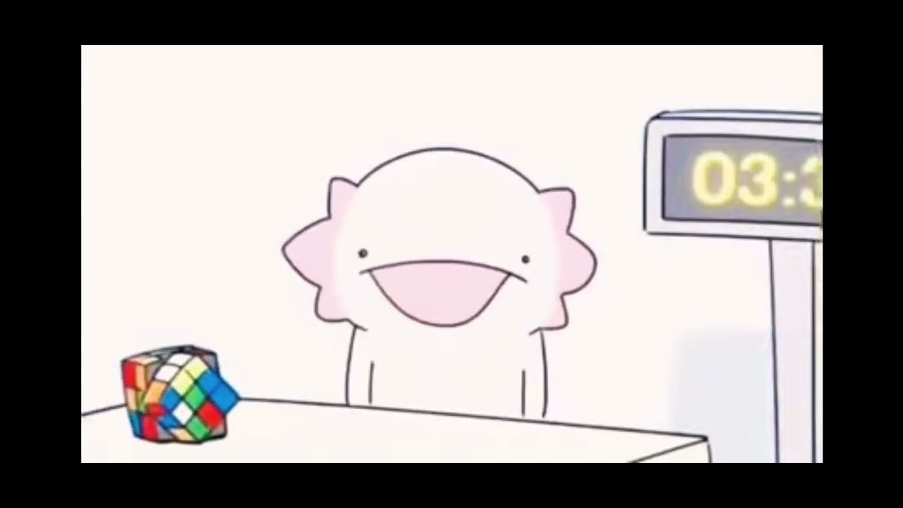 How to solve a Rubiks cube (with axolotl) - YouTube