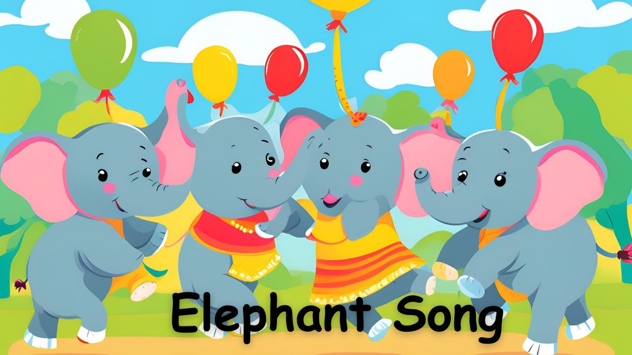 Elephant Stomp Song In English🐘🐘🐘 |Kids song | Magic Letter World - YouTube