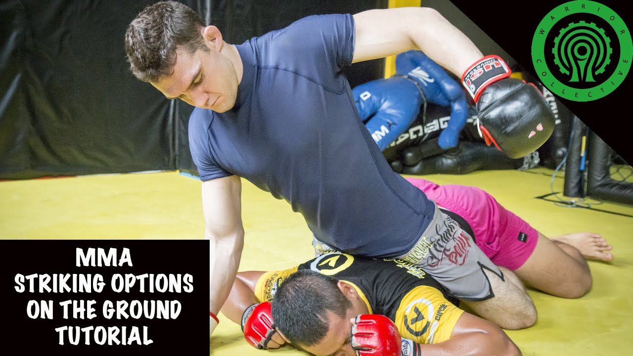 MMA Striking Options on the Ground Tutorial - YouTube