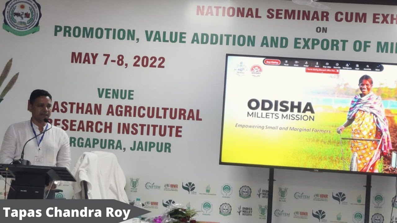 Odisha Millet Mission at National Seminar-cum-Exhibition at Rajasthan ...