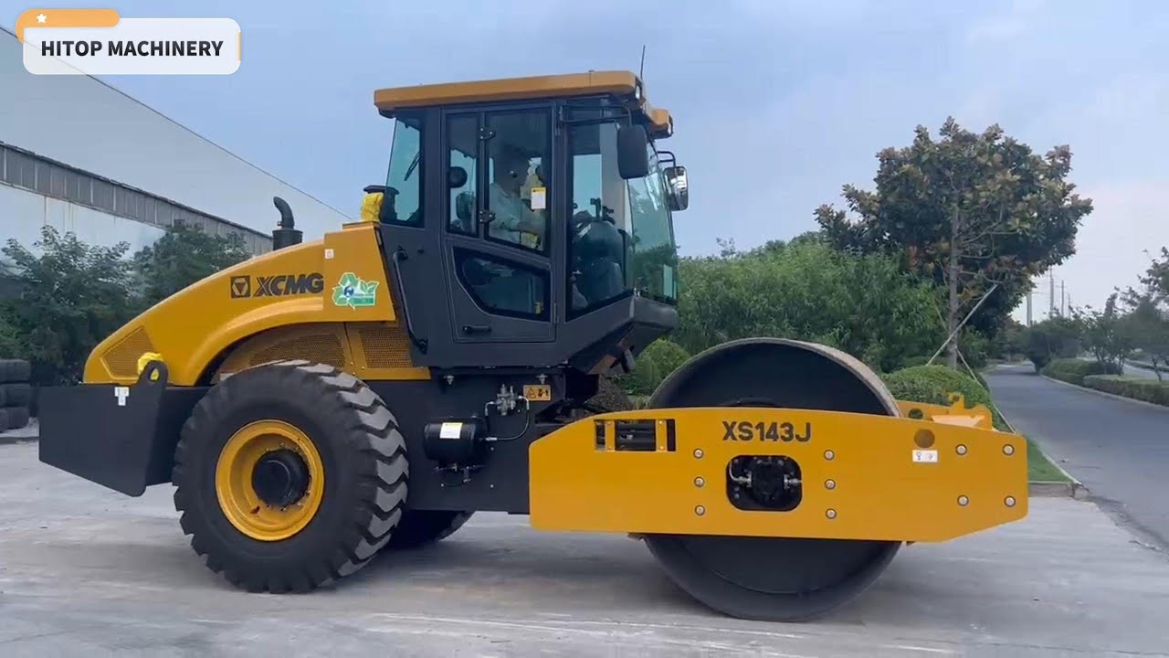 XCMG XS143J Single Drum Rollers & Soil Compactors Ready For Delivery - YouTube