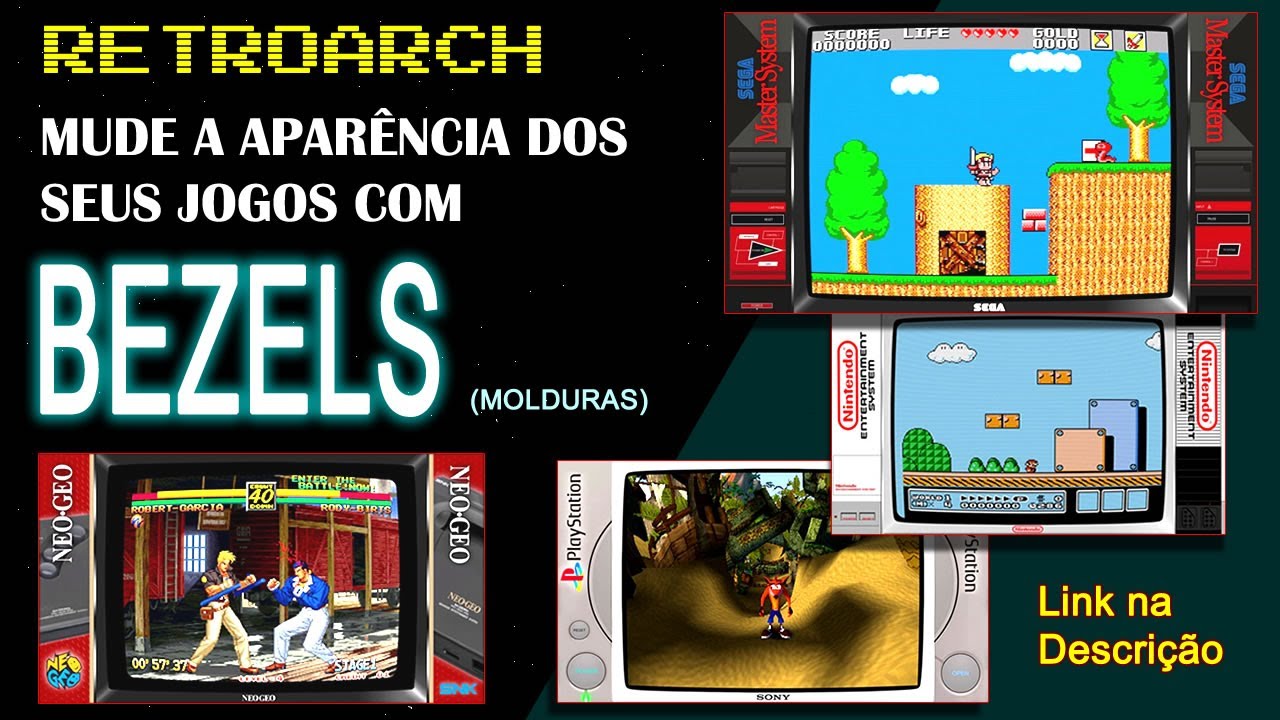 Como utilizar molduras (Bezels) no Retroarch? Veja como é fácil nesse ...