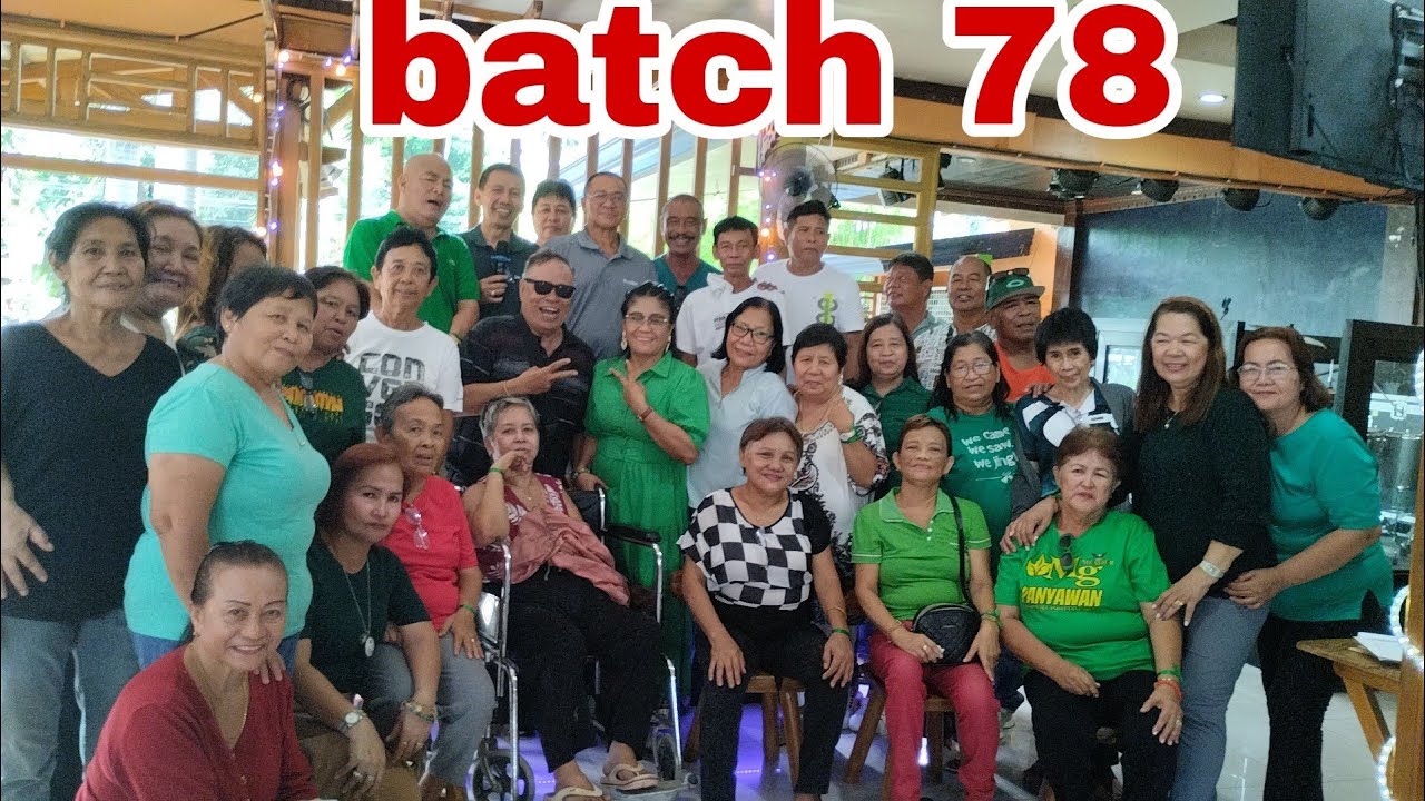 REUNION BATCH 1978 ( HOLY CROSS OF MALALAG ) #valsantosmatubang - YouTube