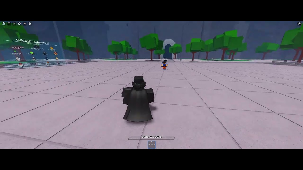 Showcasing Sonic Flash Strike Move | Saitama/Strongest Battlegrounds ...