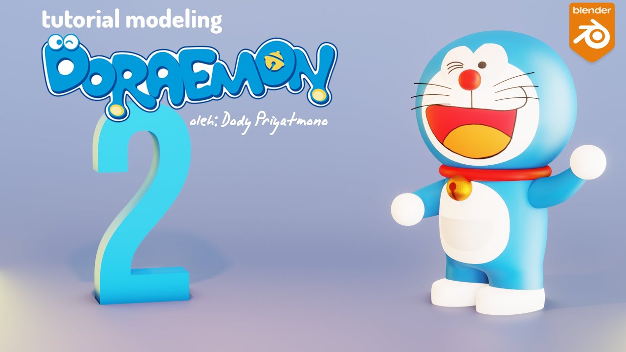 Tutorial teksturing doraemon (bagian 2) - YouTube