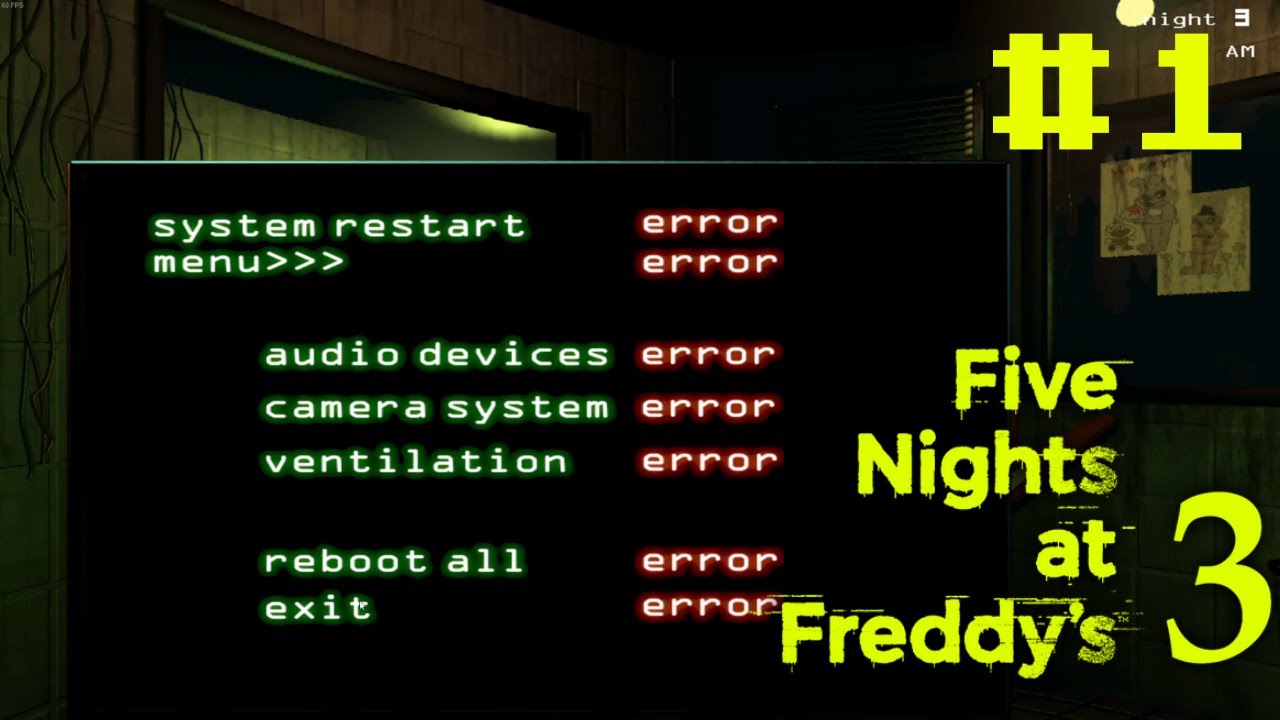 The FNaF REBOOT SIMULATOR - Five Nights at Freddy's 3 #1 - YouTube