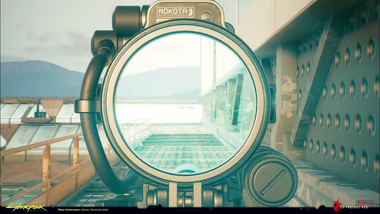 Cyberpunk 2077 - Weapon Scope Shader - YouTube