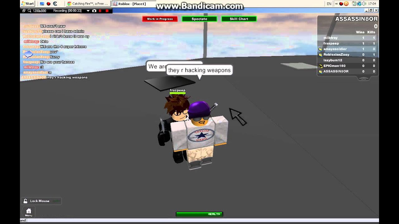 ROBLOX Hunger Games Catching Fire Admin Hacker Noobs - YouTube